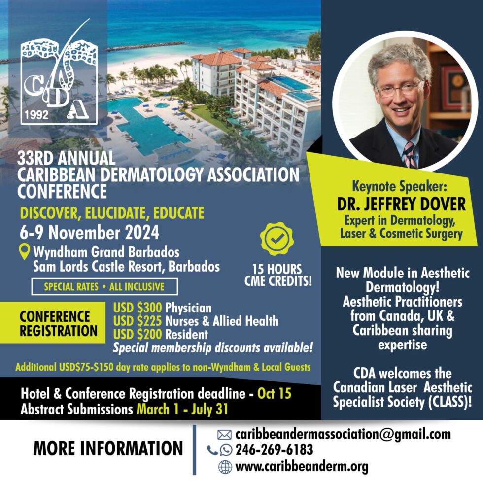 Conference 2024 – Barbados - Caribbean Dermatology Association